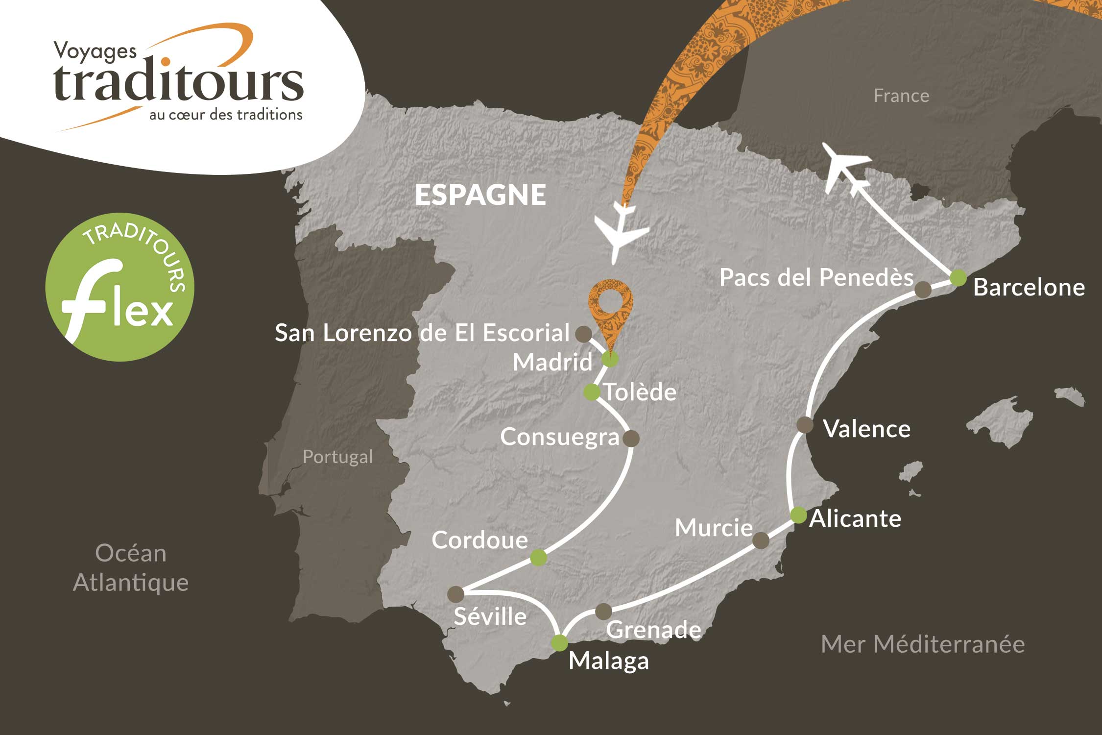 Espagne (15 jours) - Traditours Flex | Voyages Traditours